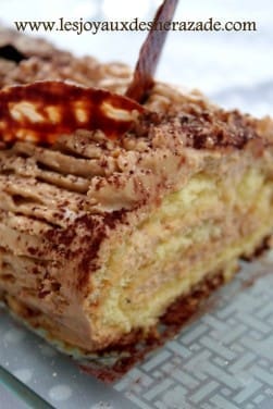 Buche pâtissière pour le réveillon