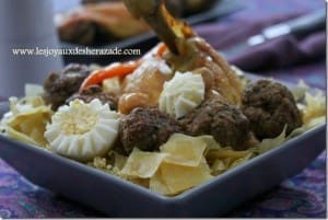 Recette de trida , pâte algerienne - Les Joyaux de Sherazade